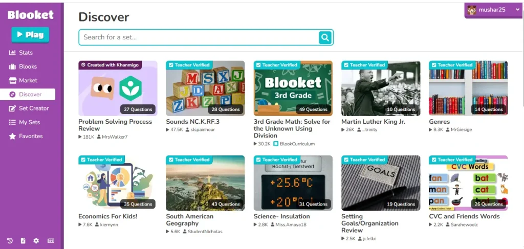Blooket Dashboard | All Features, Sections & How to Use Them